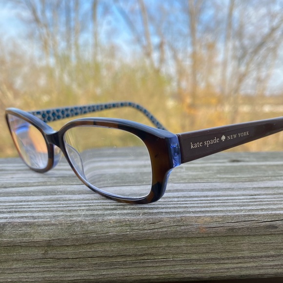 kate spade | Accessories | Kate Spade Sheba Glasses Frames Blue Brown ...